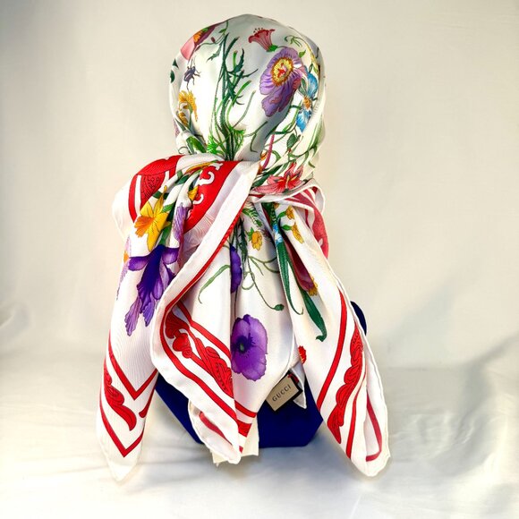 Gucci | Accessories | Nwt Gucci Grace Kelly Silk Scarf | Poshmark